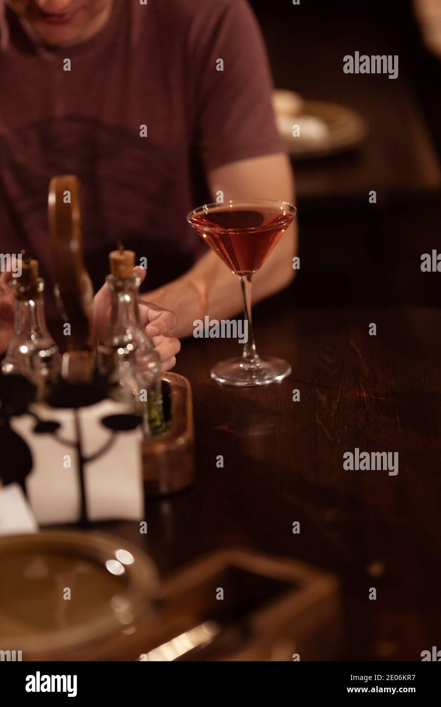 Actors and actresses play a modern interactive performance show in a ...