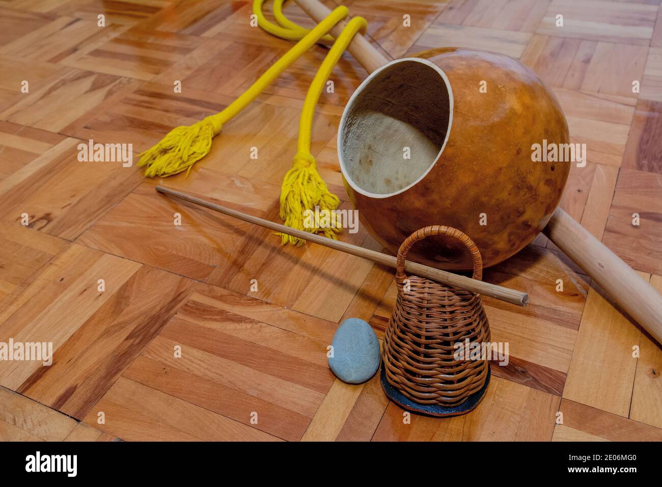 Berimbau - traditional brazilian music instrument used in capoeira ...