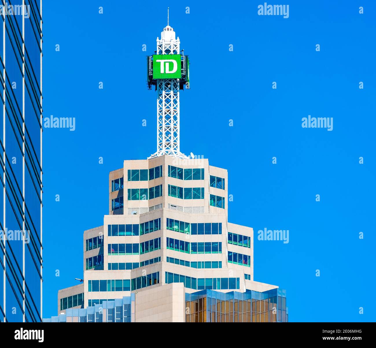 The TD Canada Trust tower on the Brookfield Place. Brookfield Place is ...