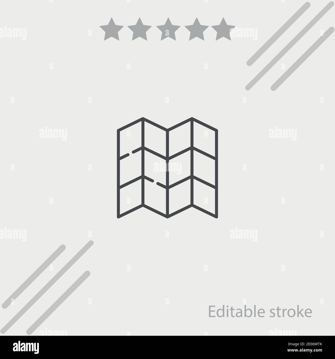 map vector icon modern simple vector illustration Stock Vector Image ...