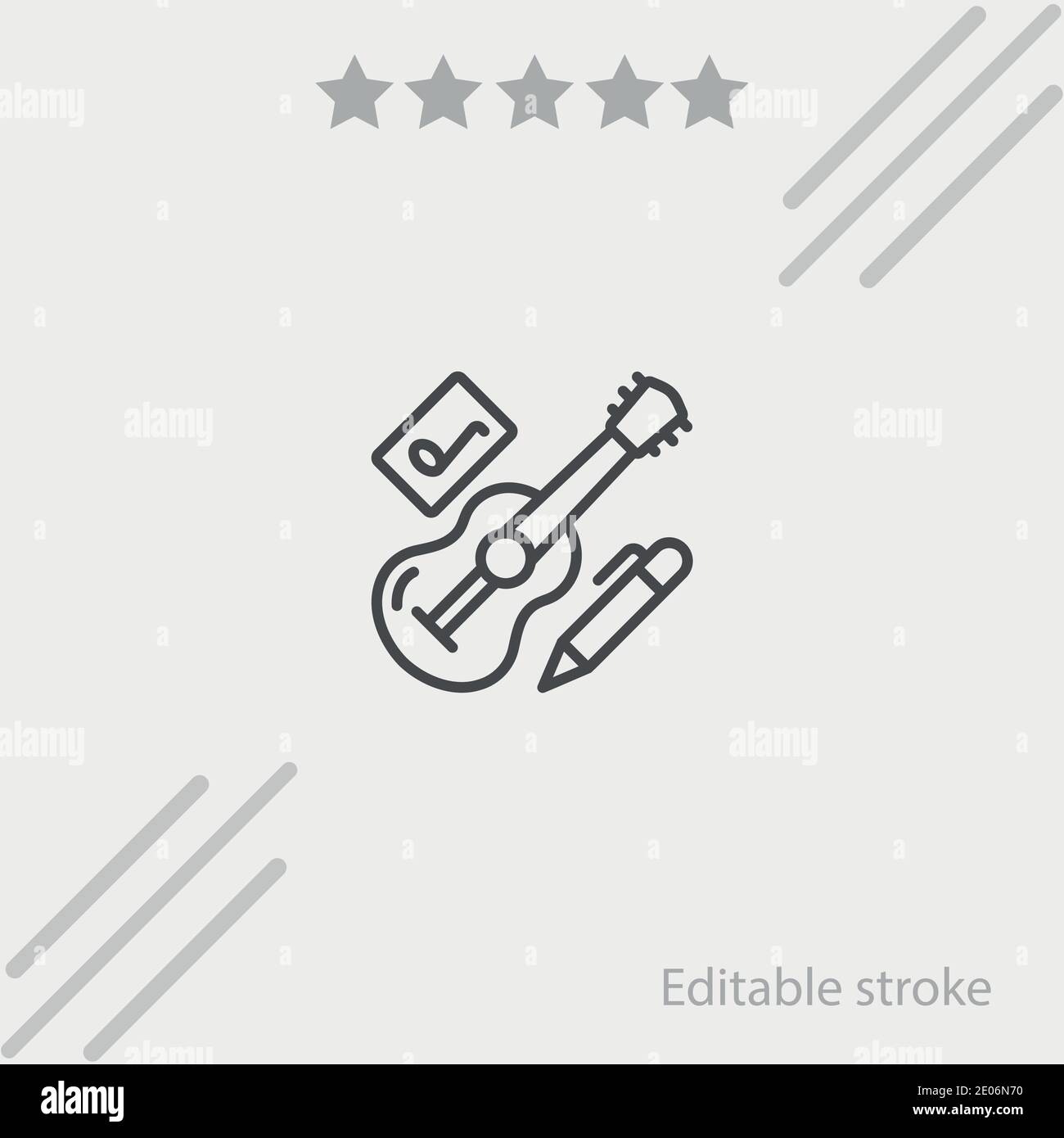 songwriter vector icon modern simple vector illustration Stock Vector ...