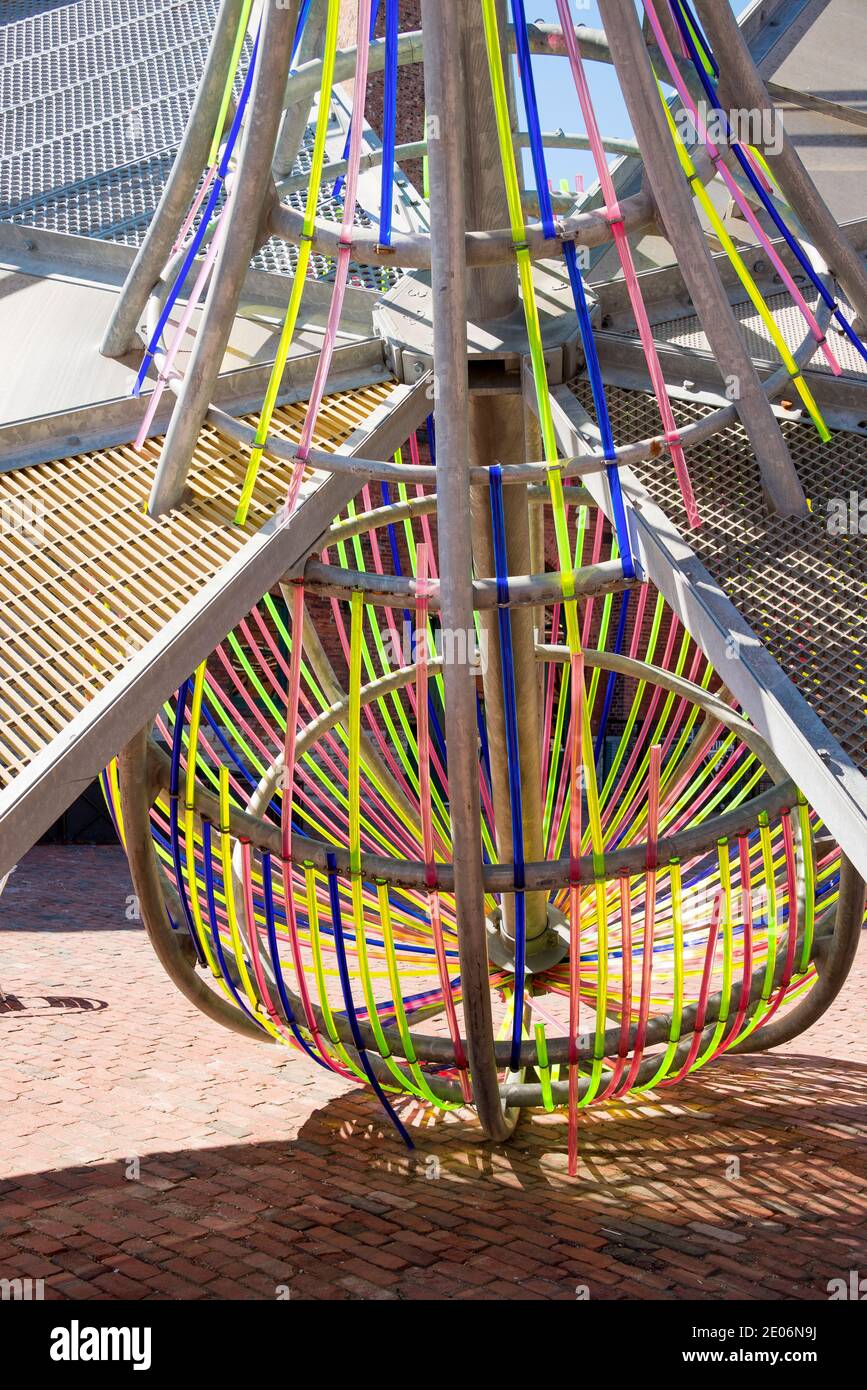 "Still Dancing" by Dennis Oppenheim in Distillery District, Toronto ...