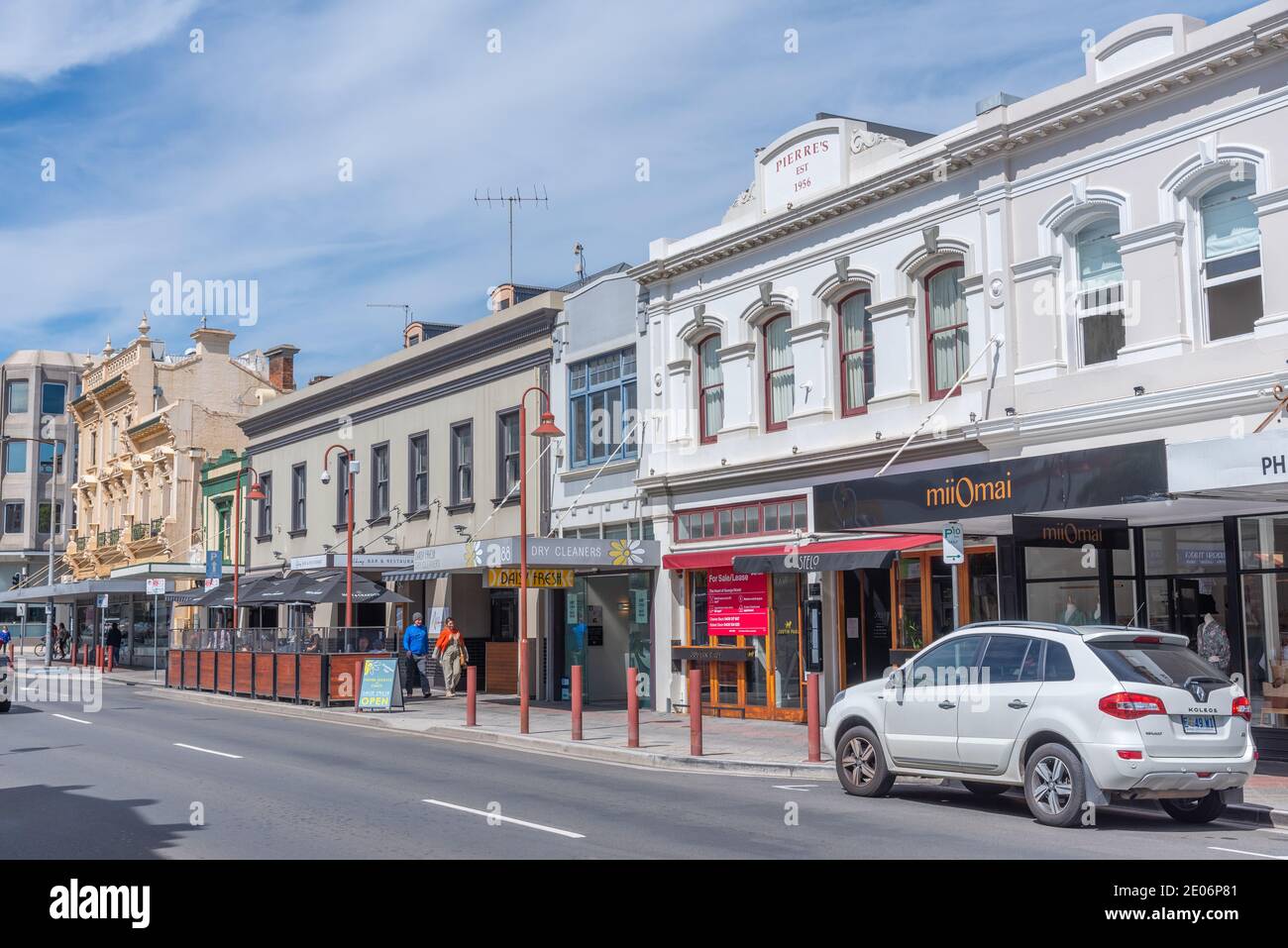 LAUNCESTON, AUSTRALIA, FEBRUARY 29, 2020: People are passing through ...