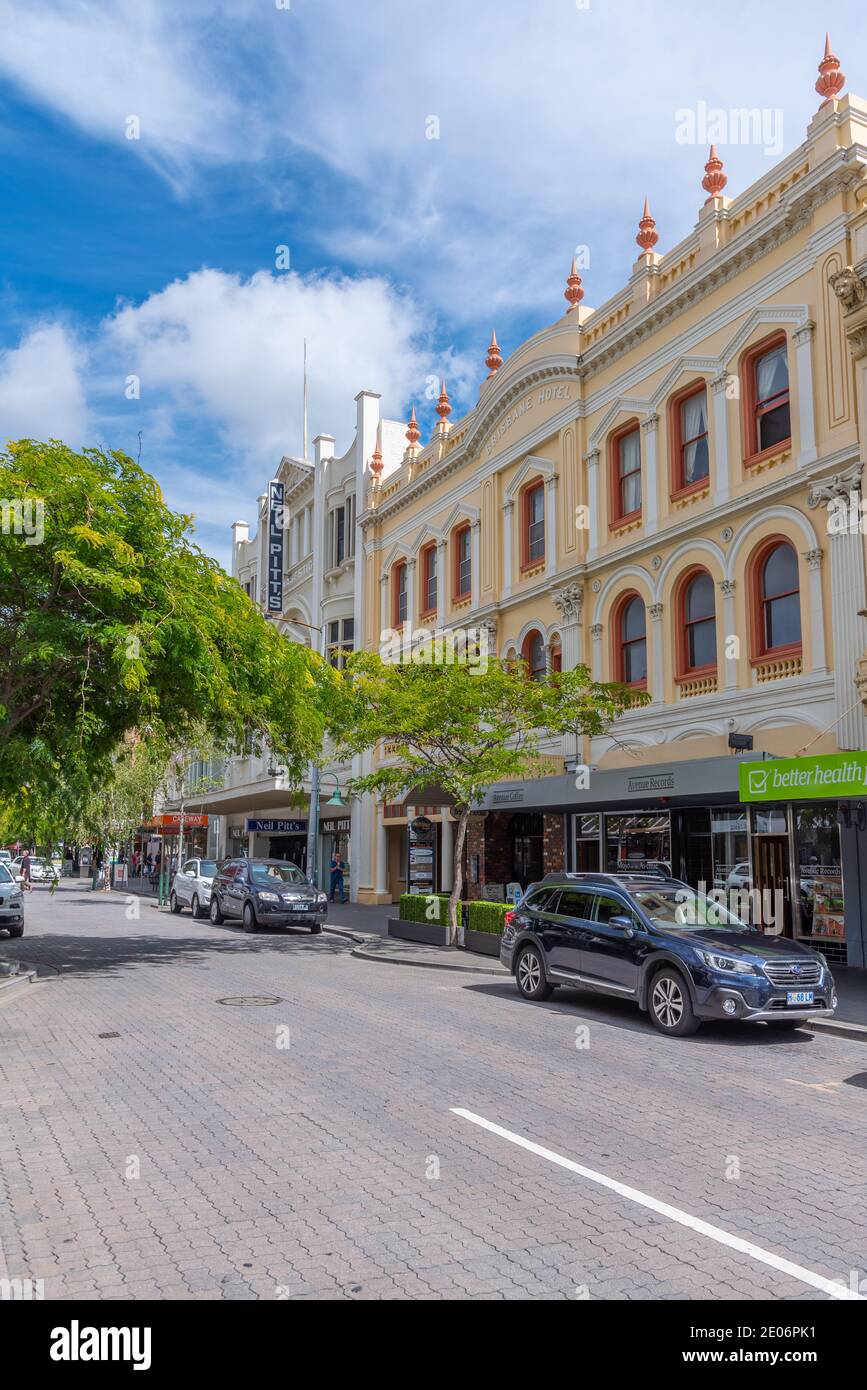 LAUNCESTON, AUSTRALIA, FEBRUARY 29, 2020: People are passing through ...