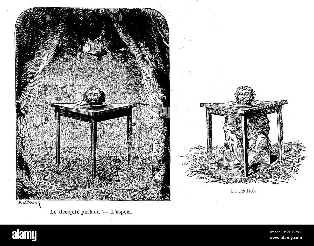 Le décapité parlant (aspect et réalité Stock Photo - Alamy