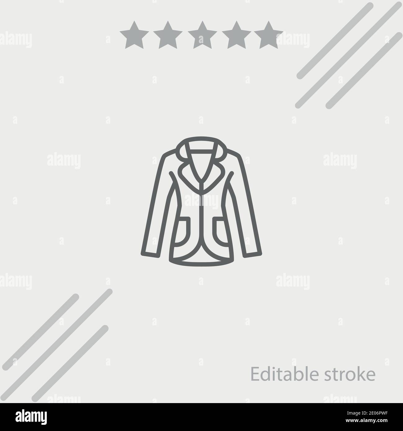 coat vector icon modern simple vector illustration Stock Vector Image ...