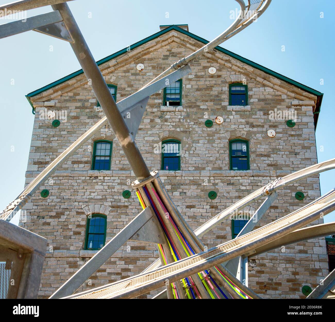 "Still Dancing" by Dennis Oppenheim in Distillery District, Toronto ...