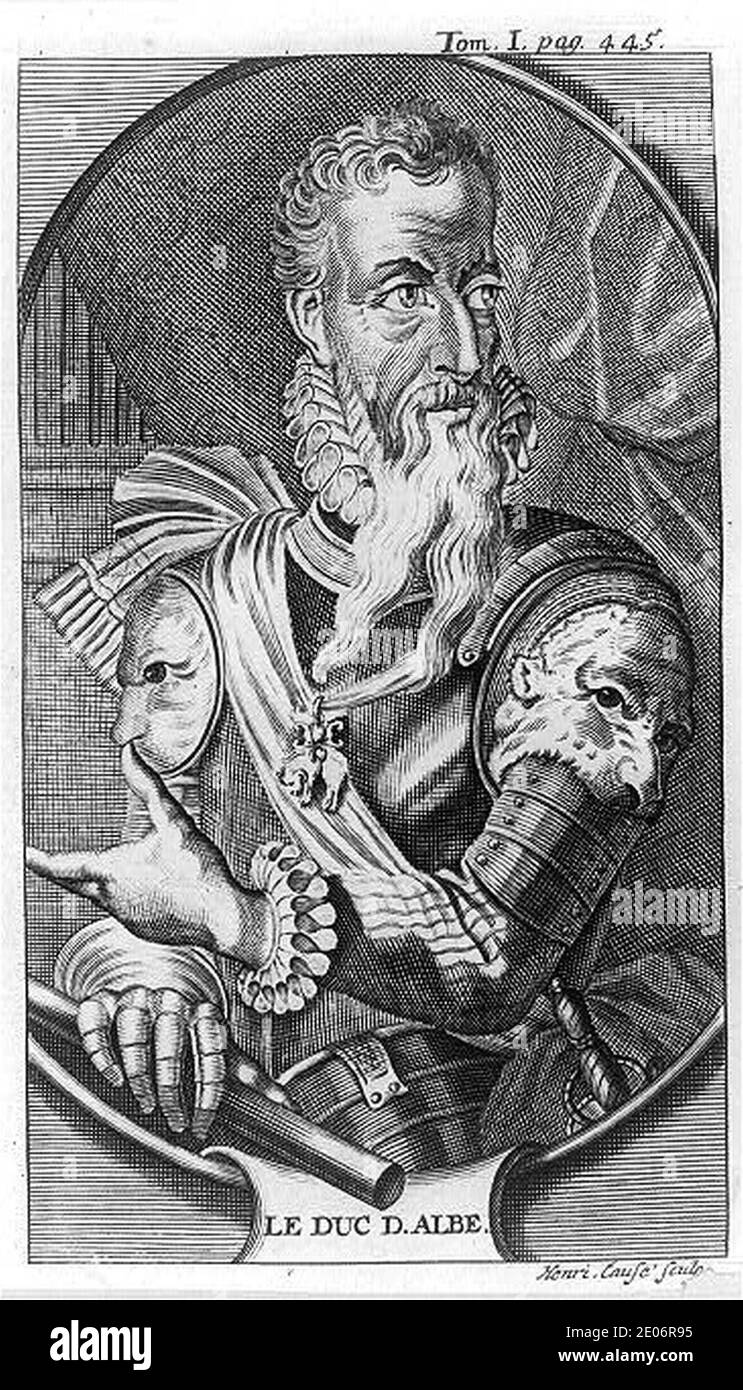 Le Duc d. Albe - Henri. Causé, sculp Stock Photo - Alamy