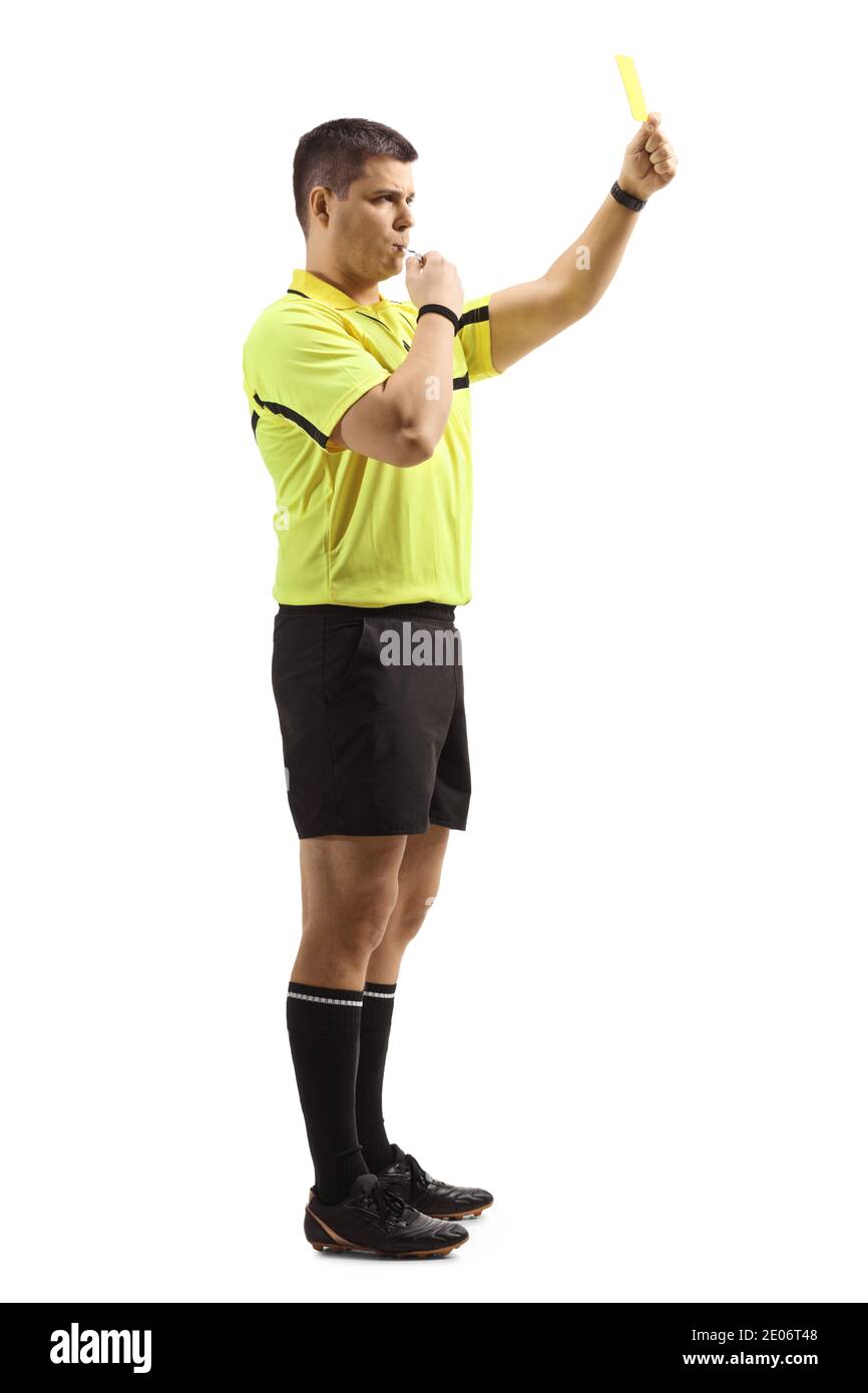 Caution football soccer referee Cut Out Stock Images & Pictures - Alamy