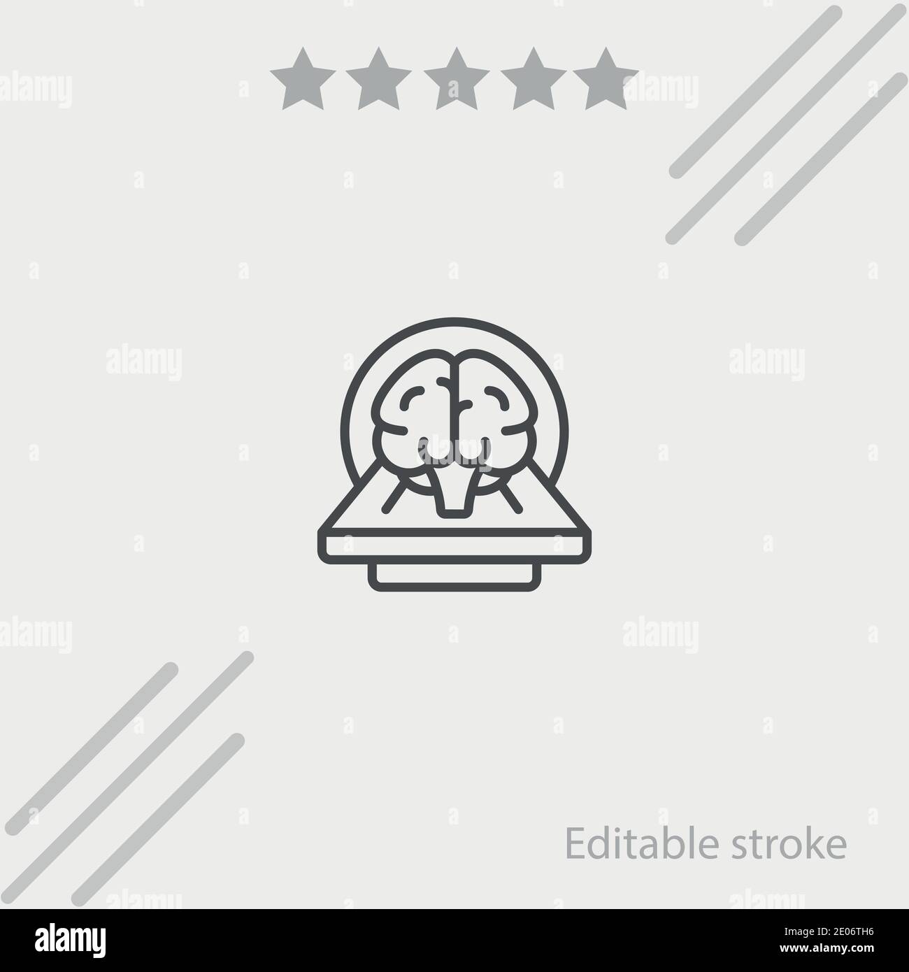 brain vector icon modern simple vector illustration Stock Vector Image ...