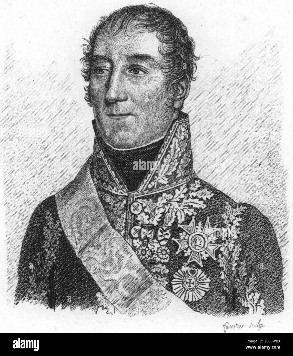 Le maréchal Édouard Mortier Stock Photo - Alamy