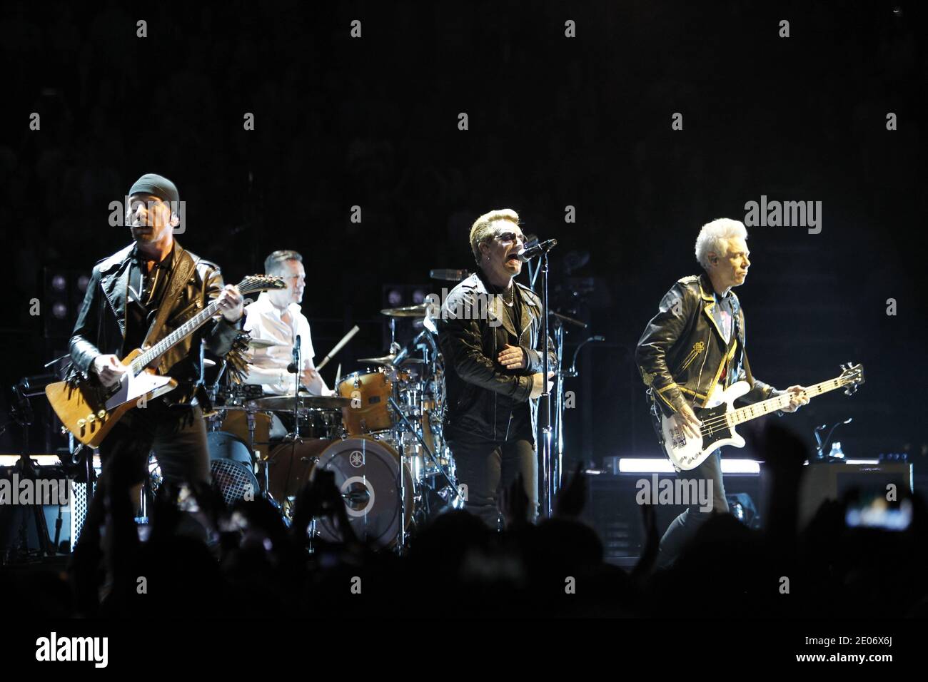 Larry Mullen Jr And Bono High Resolution Stock Photography and Images ...