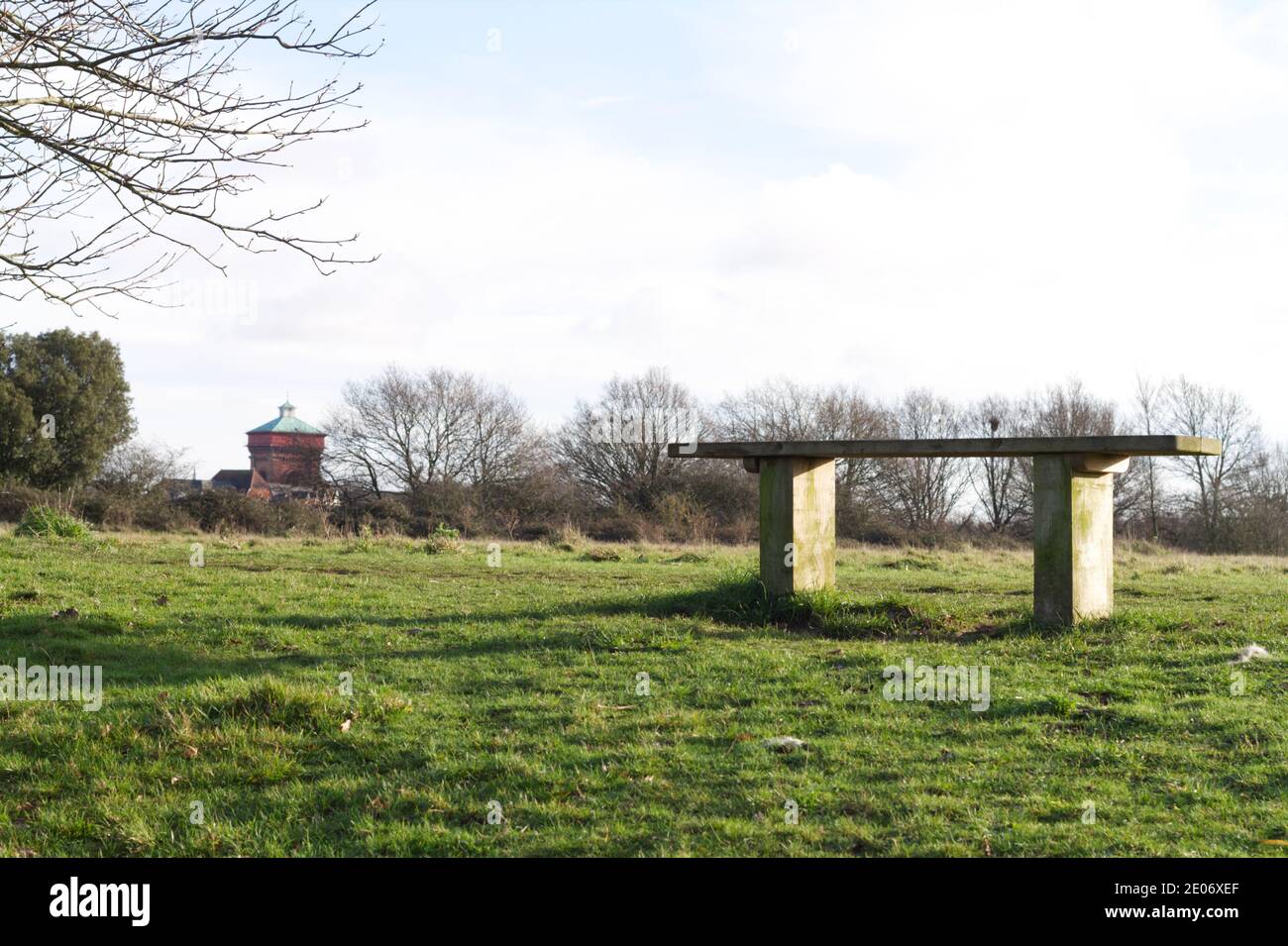 Jumbo water tower forms part of the Colchester in Essex skyline as seen ...