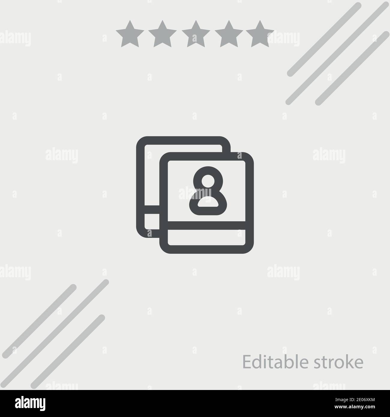 users button outline vector icon modern simple vector illustration ...