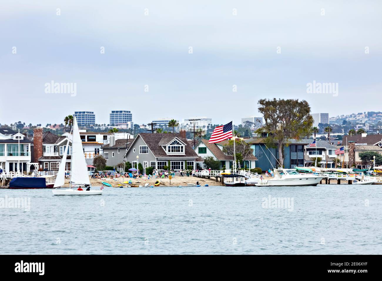Sailing On Independence Day Stock Photo - Alamy