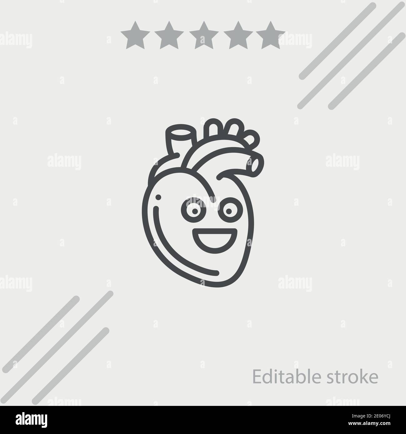 heart vector icon modern simple vector illustration Stock Vector Image ...