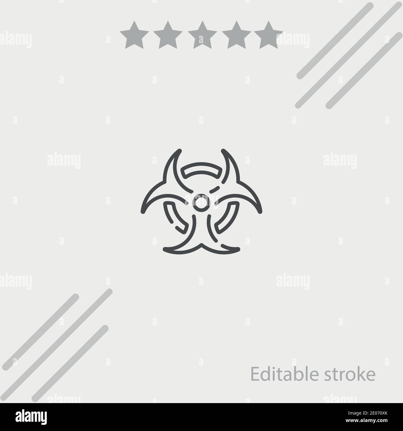 biohazard vector icon modern simple vector illustration Stock Vector ...