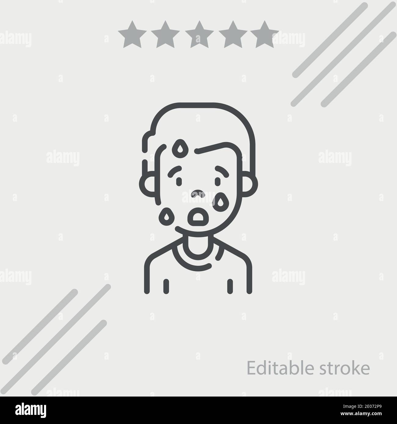 fever vector icon modern simple vector illustration Stock Vector Image ...