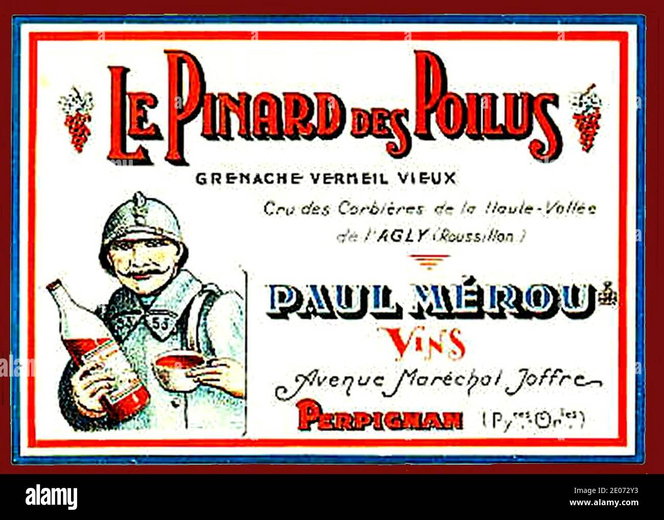 Le Pinard Des Poilus Stock Photo Alamy