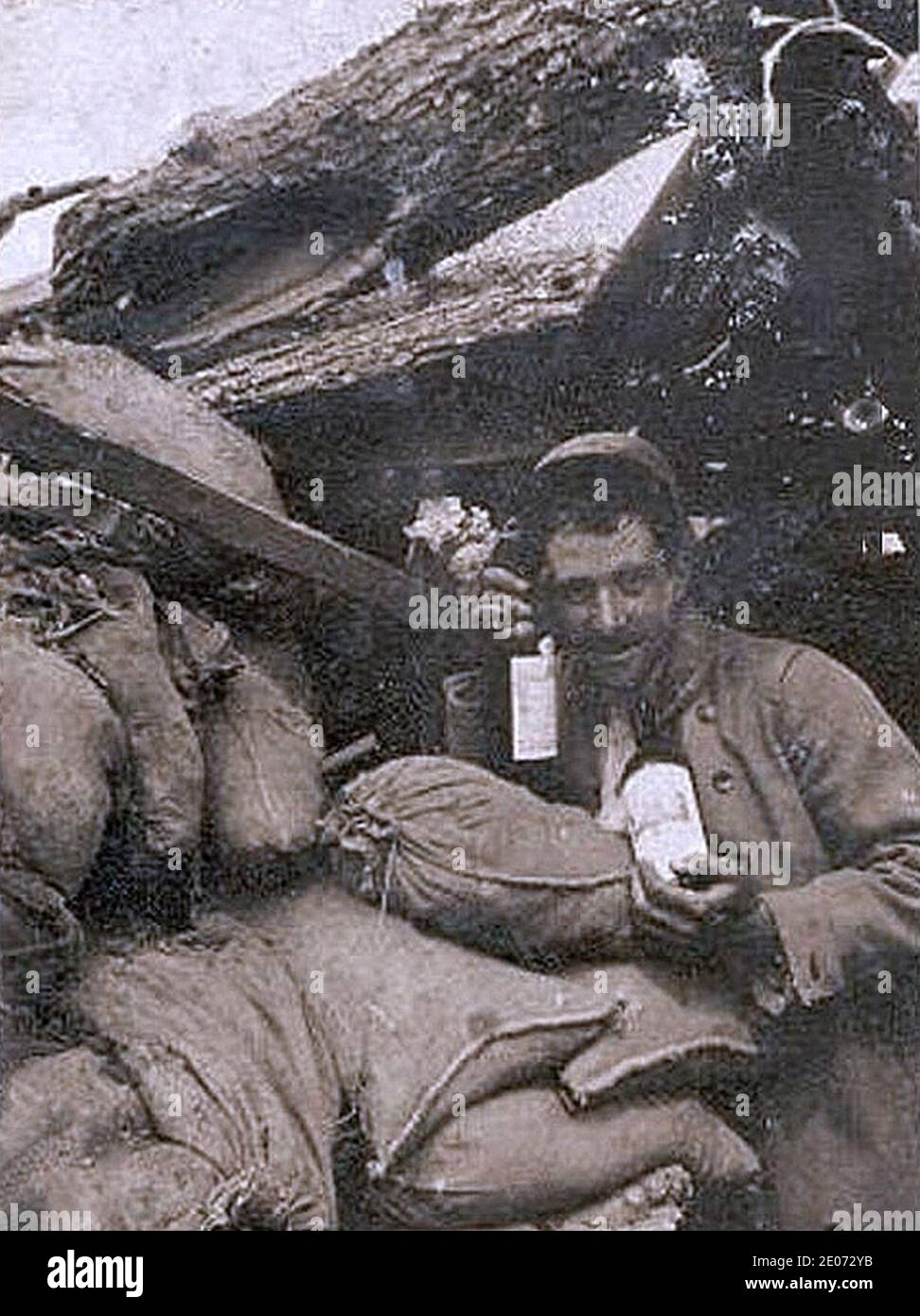 Le pinard du poilu Stock Photo - Alamy