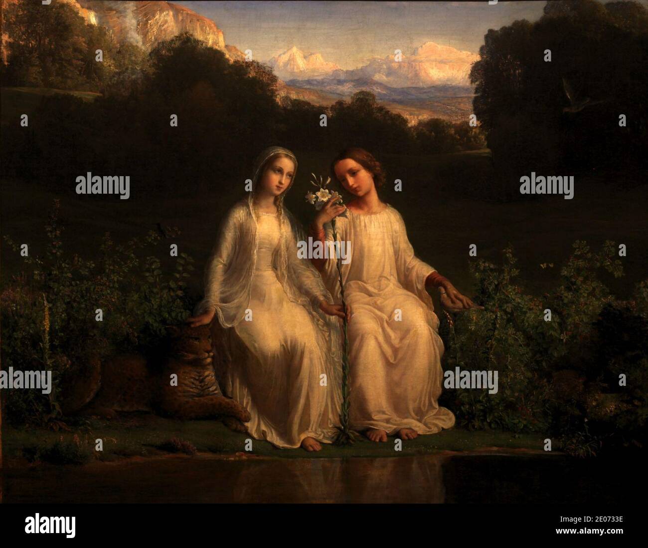 Le poeme de lAme-11-Louis Janmot Stock Photo - Alamy