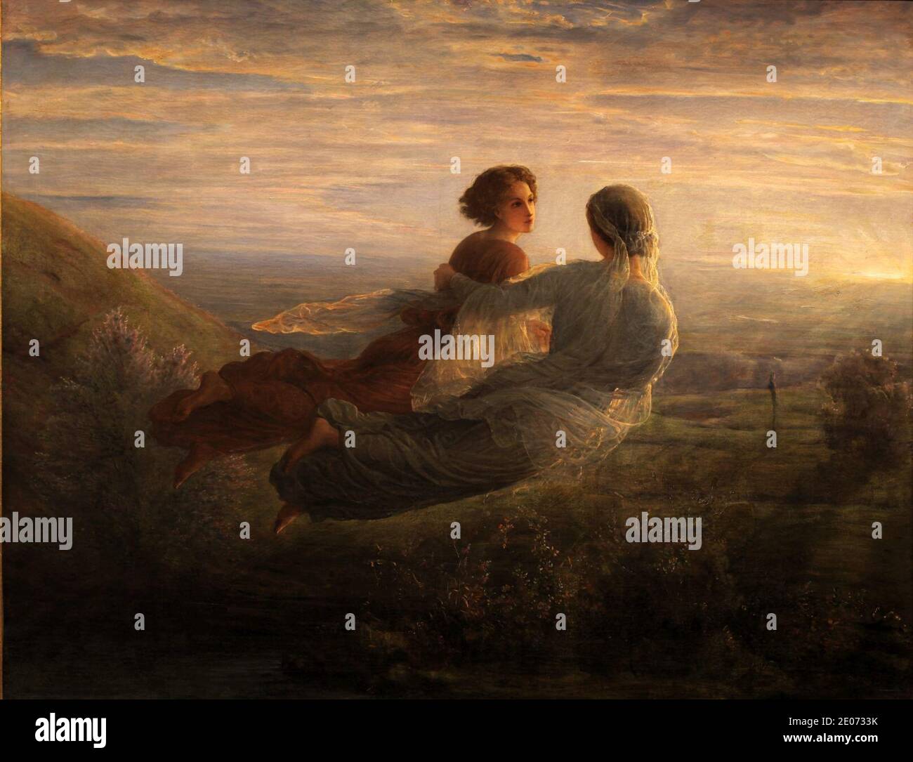 Le poeme de lAme-16-Louis Janmot Stock Photo - Alamy