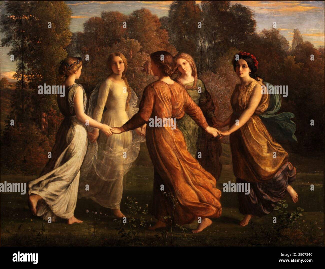 Le poeme de lAme-13-Louis Janmot Stock Photo - Alamy