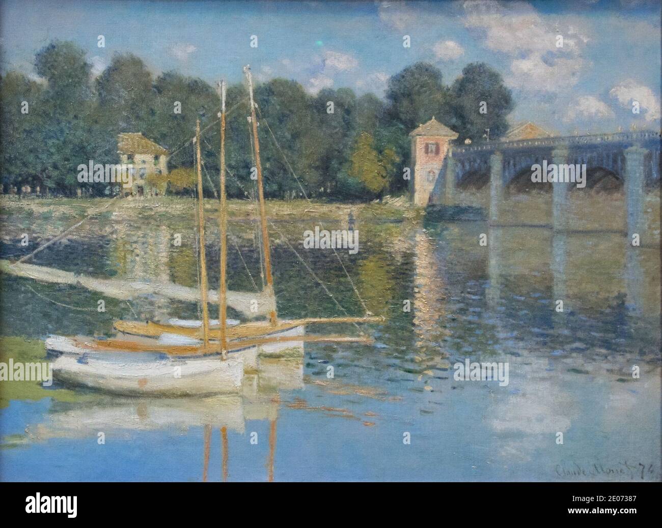 Le Pont d'Argenteuil - Claude Monet Stock Photo - Alamy