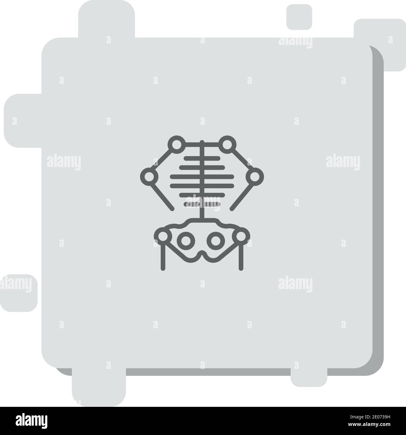 skeleton vector icon modern simple vector illustration Stock Vector ...
