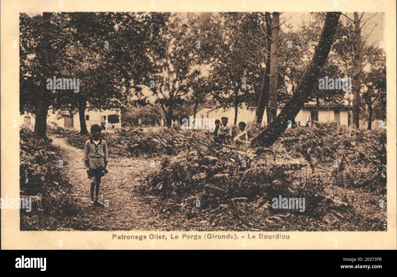 Le Porge - Colonie du Bourdiou 4 Stock Photo - Alamy