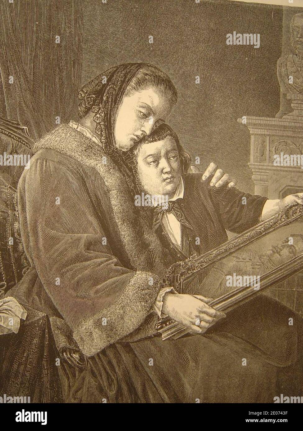 Le portrait du père Stock Photo - Alamy