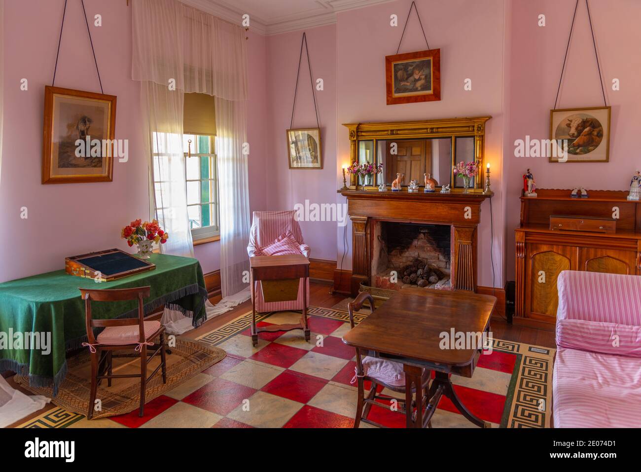 PORT ARTHUR, AUSTRALIA, FEBRUARY 20, 2020: Interior of a historical ...