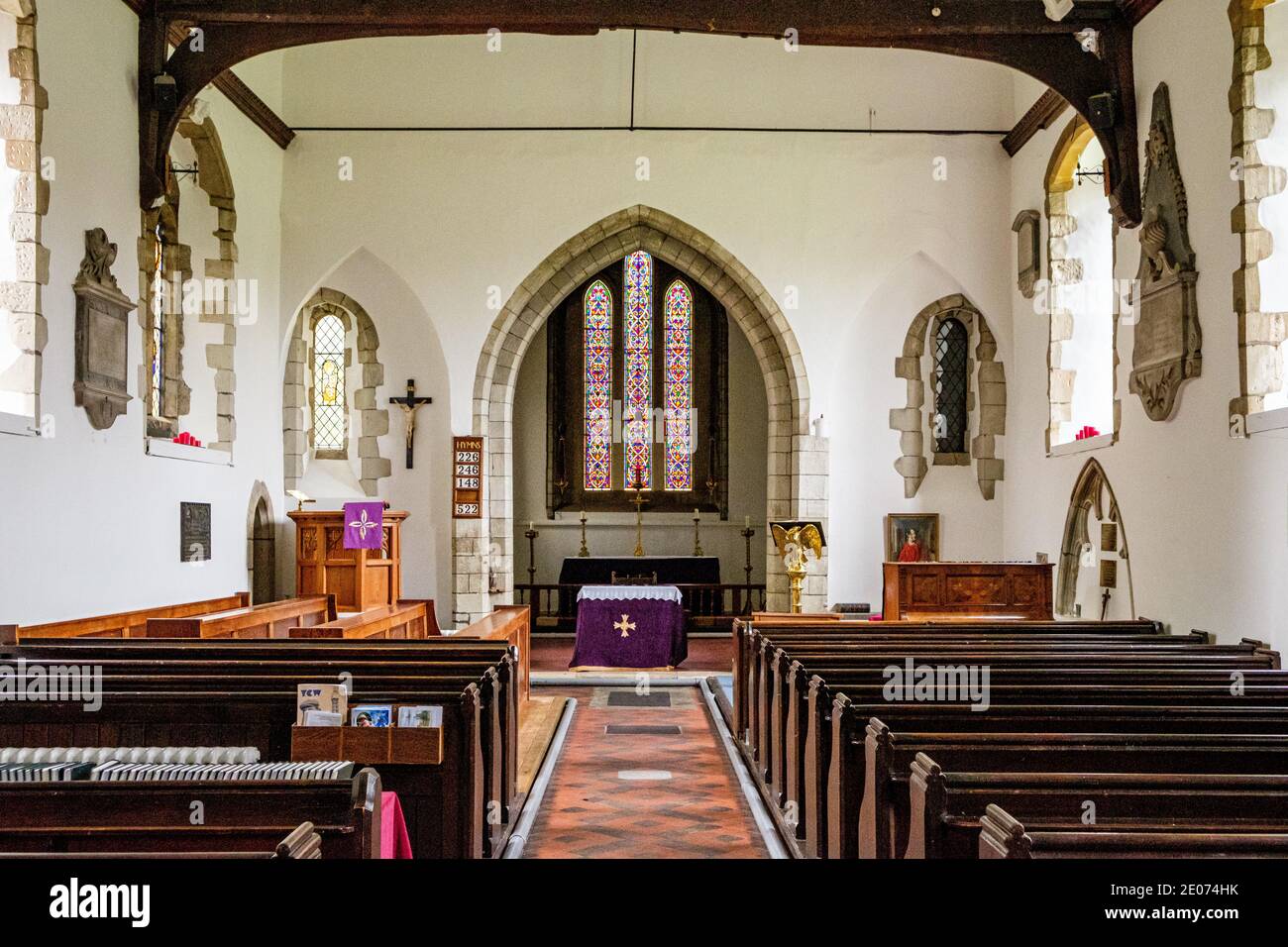 St Peter and St Paul Church, High Street, Farningham, Kent Stock Photo ...