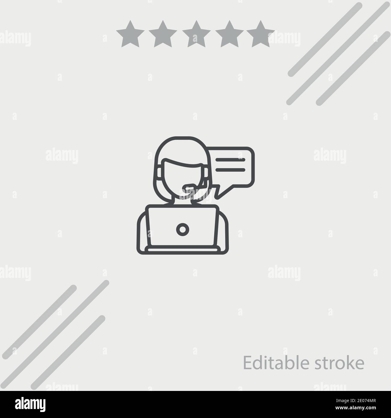 customer vector icon modern simple vector illustration Stock Vector ...