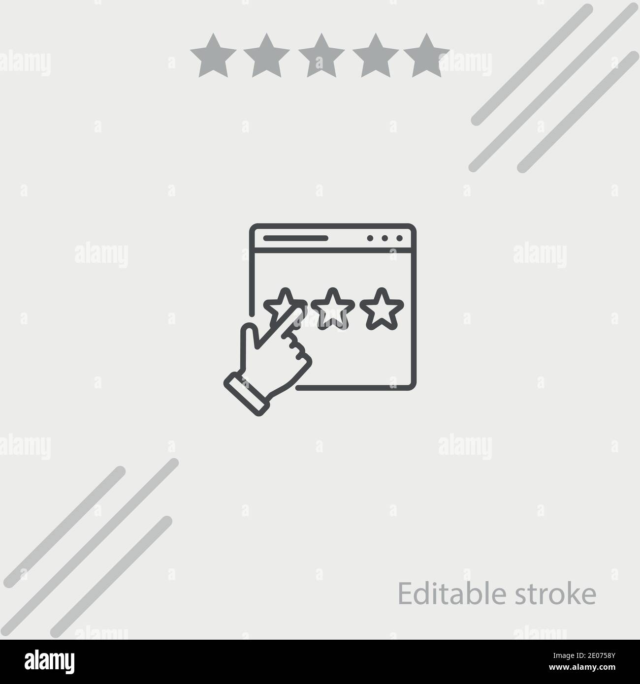 rating vector icon modern simple vector illustration Stock Vector Image ...