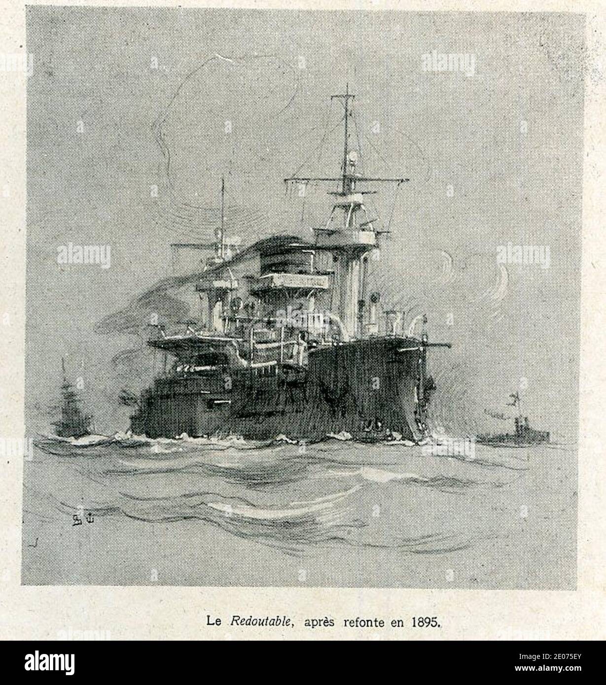 Le Redoutable 1895 Stock Photo - Alamy