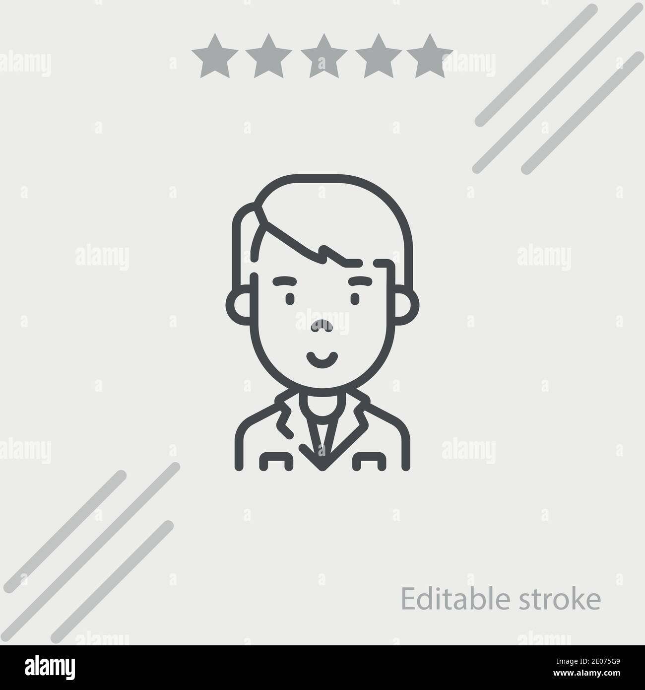 doctor vector icon modern simple vector illustration Stock Vector Image ...