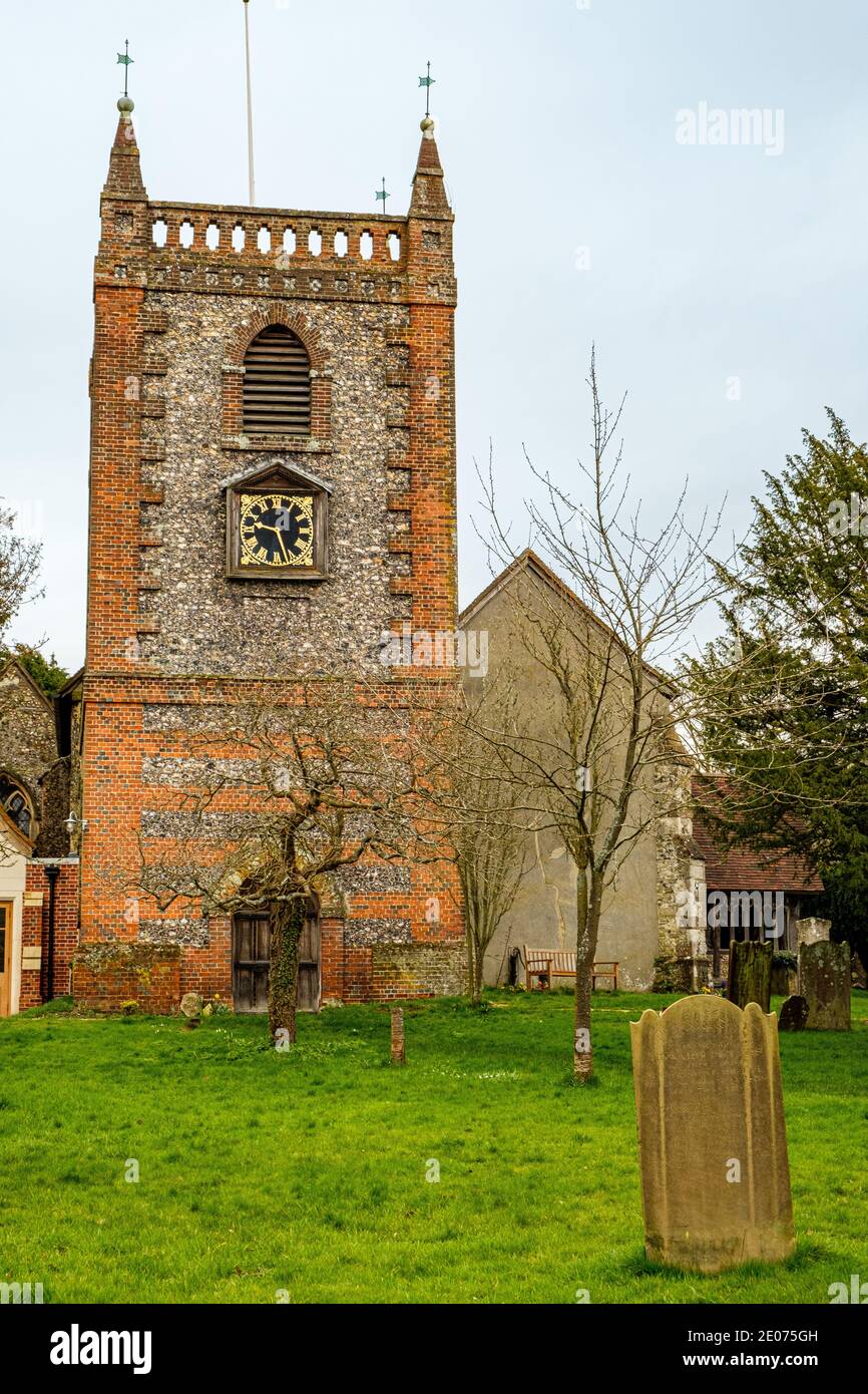 St Peter and St Paul Church, Church Street, Shoreham, Kent Stock Photo ...