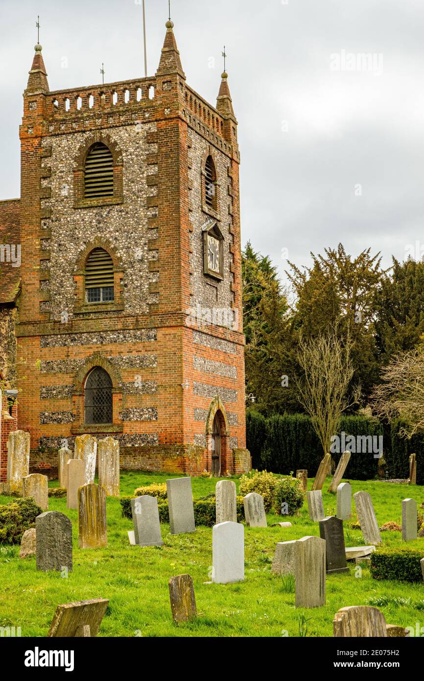 St Peter and St Paul Church, Church Street, Shoreham, Kent Stock Photo ...