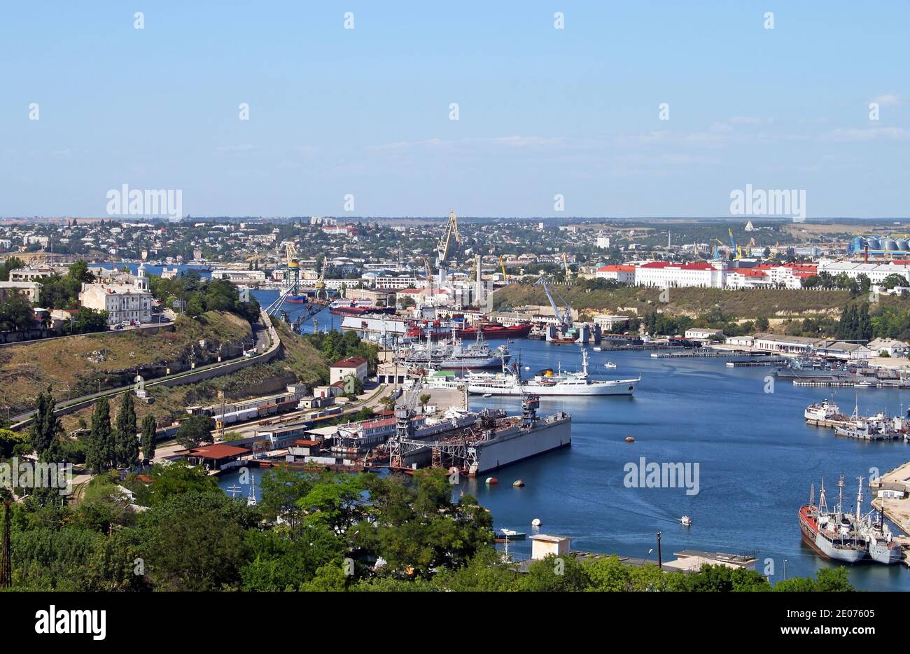 Port of Sevastopil, Crimea, Ukraine Stock Photo - Alamy