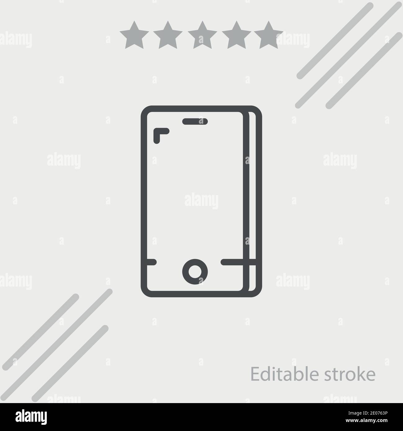 iphone vector icon modern simple vector illustration Stock Vector Image ...