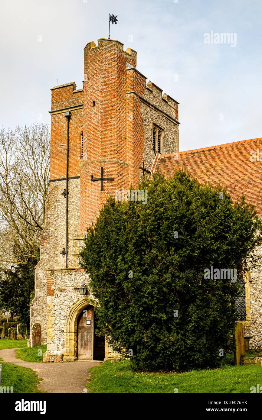 St Peter and St Paul Church, Church Road, Ash, Kent Stock Photo - Alamy
