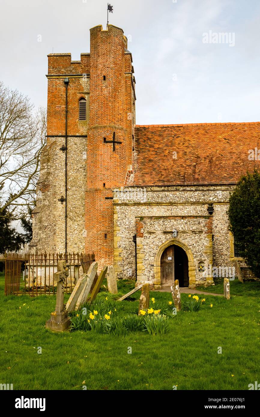 St Peter and St Paul Church, Church Road, Ash, Kent Stock Photo - Alamy