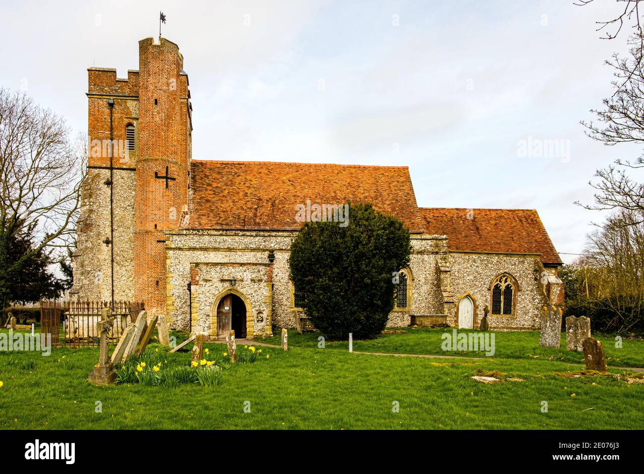 St Peter and St Paul Church, Church Road, Ash, Kent Stock Photo - Alamy