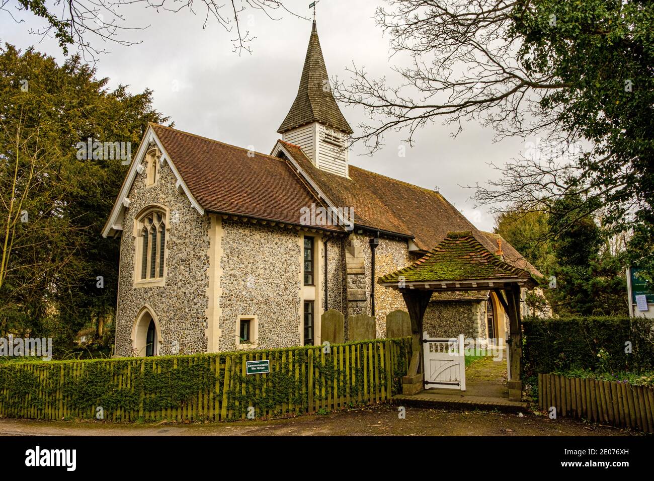 All Saints Church, Church Road, Hartley, Kent Stock Photo - Alamy