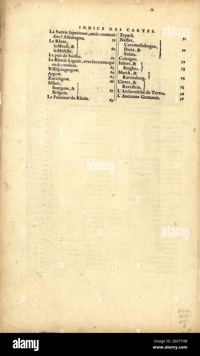 Le theatre du monde, ou, Novvel atlas Stock Photo - Alamy