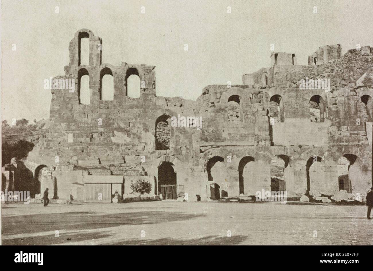 Le théâtre d'Hérode Atticus - Van Den Brule Alfred - 1907 Stock Photo ...