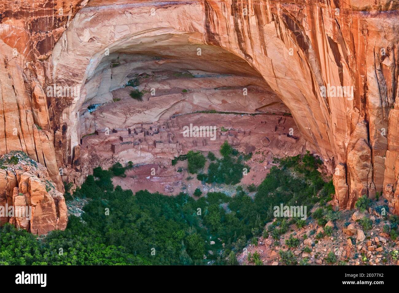 Betatakin ruin in Tsegi Canyon, view from Sandal Trail, Navajo National ...