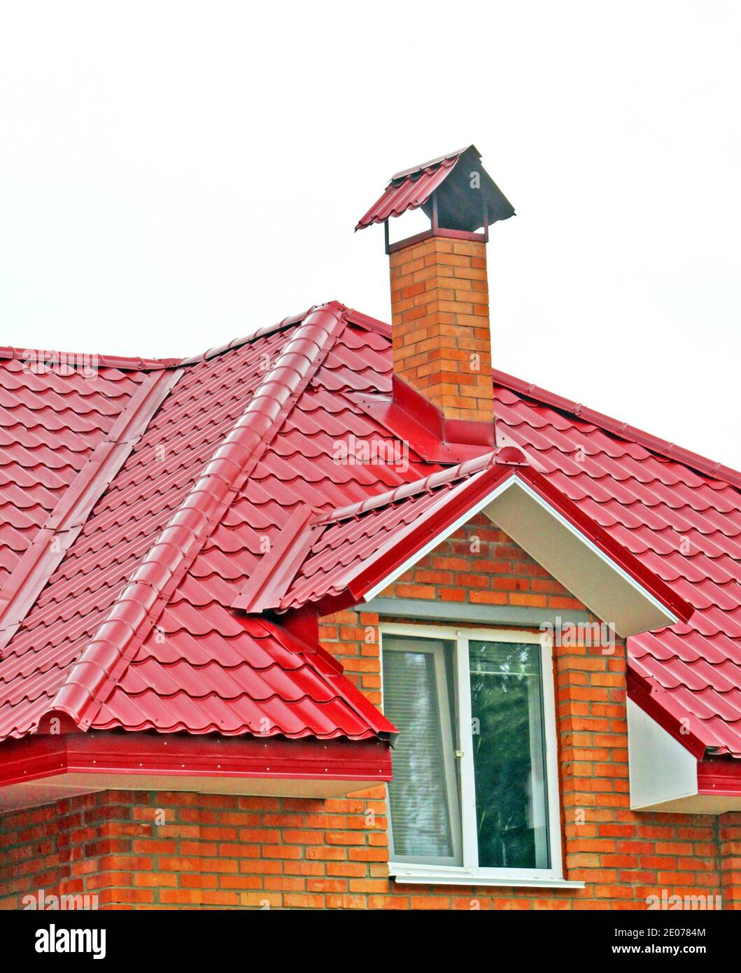 New home being bulit Stock Photo - Alamy