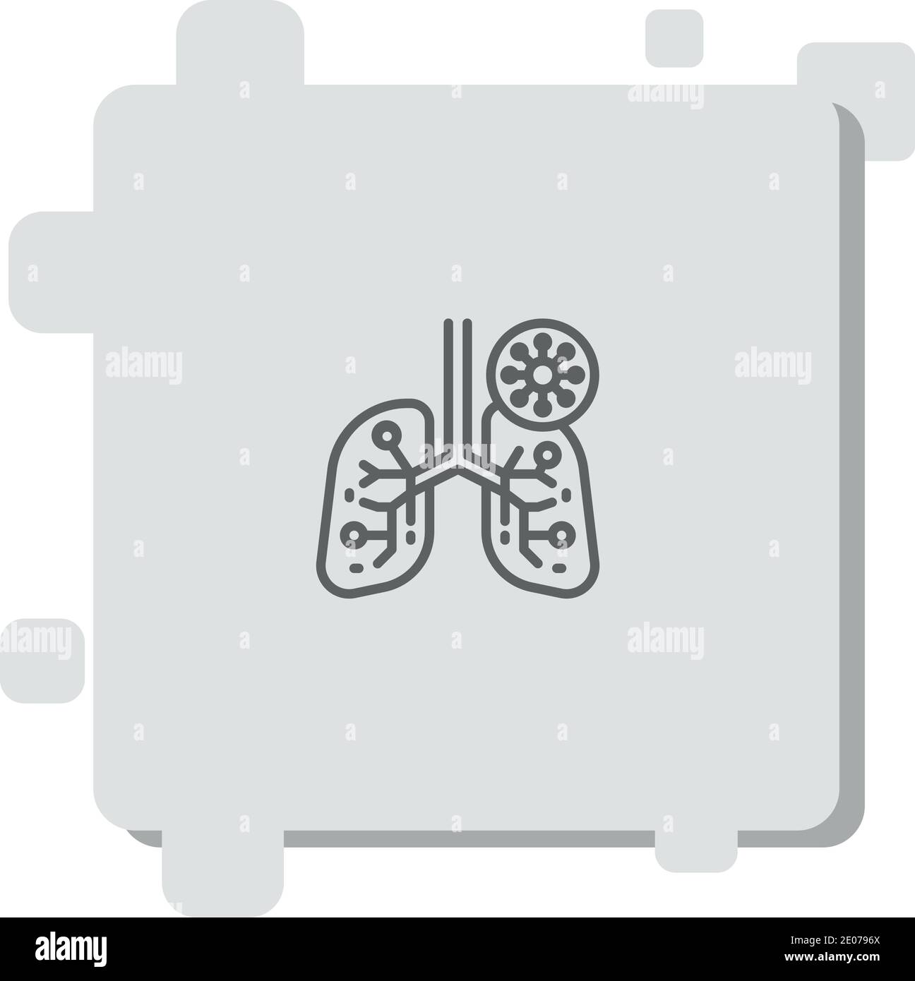 lungs vector icon modern simple vector illustration Stock Vector Image ...
